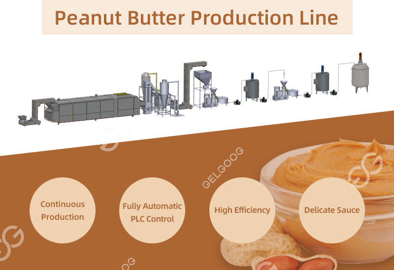 Automatic industrial machine for the production of peanut butter ...