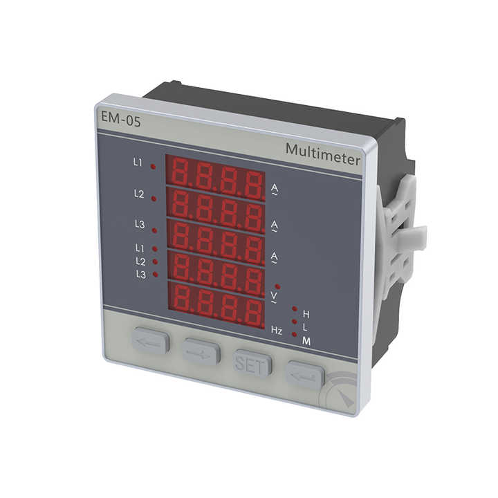 Measuring Voltage and Current Frequency Industrial Smart Meter Three ...