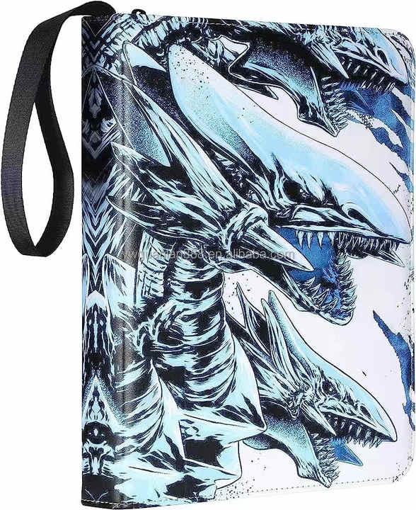 PU Leather Charizard Collector Book Folder - Stylish & Durable