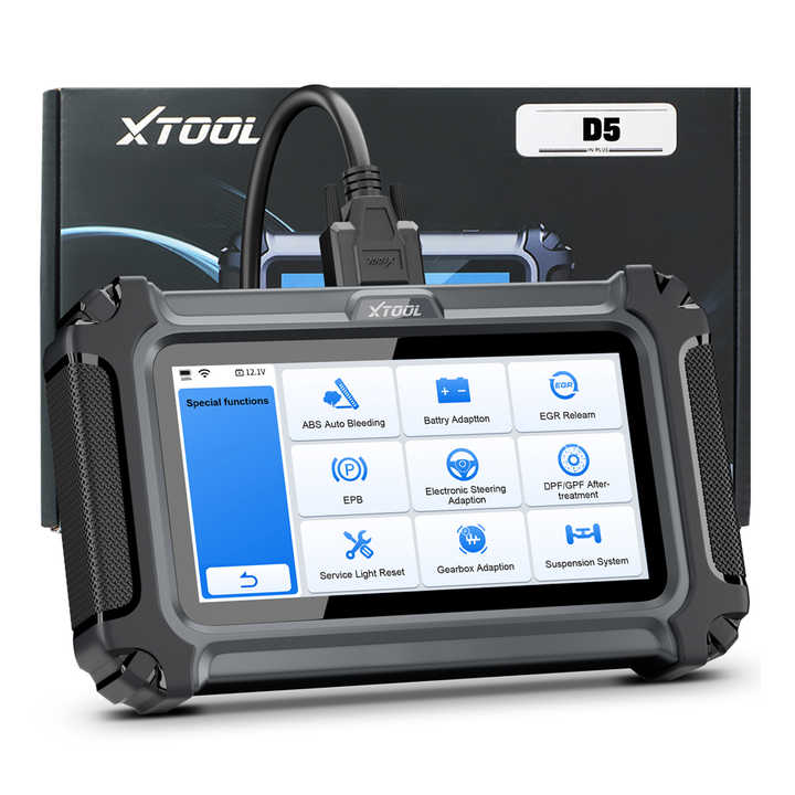 XTOOL D5 Professional Automotive Diagnostic Tool - FCA OBD2 Scanner