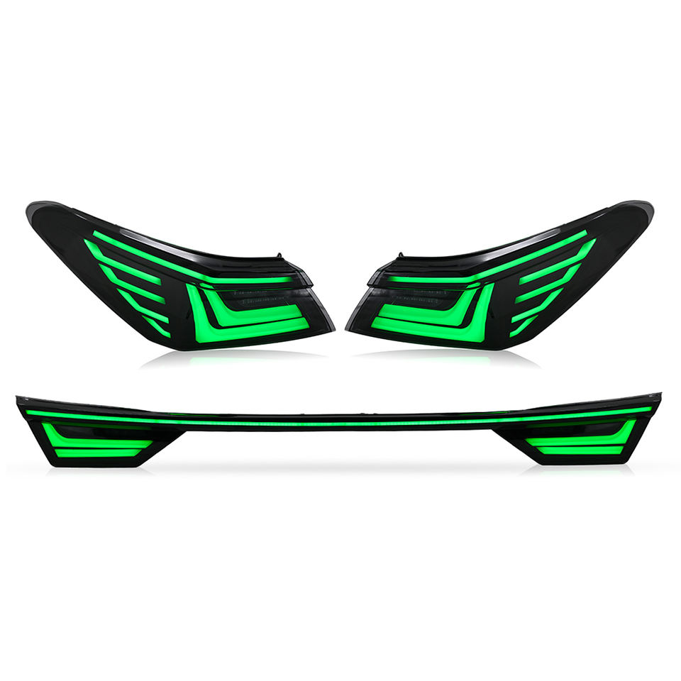 DK MOTION Car Led Taillights RGB Color Sequential for TOYOTA camry Mods ...