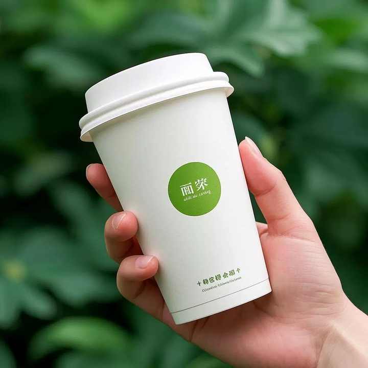 Dome Lid Paper Cups 16oz Splash Proof Cold Drink Containers Bubble Tea ...