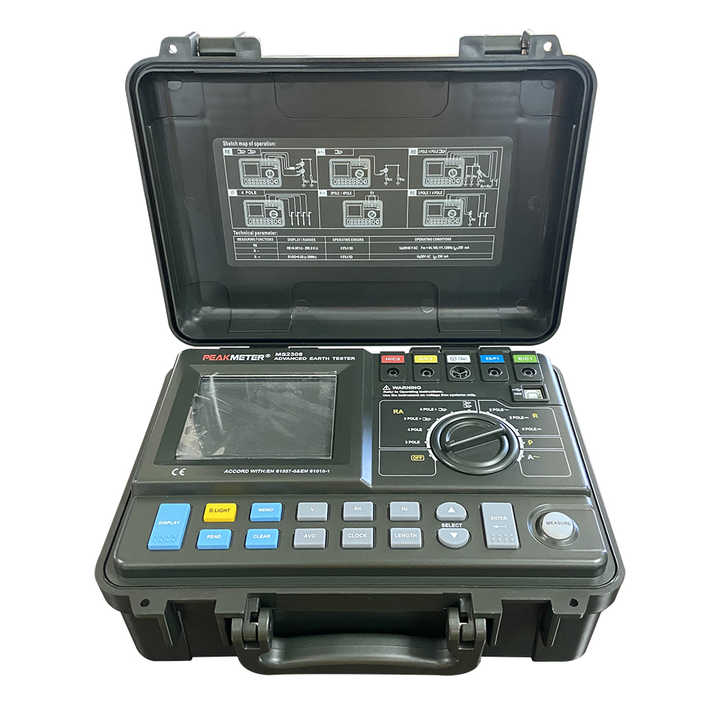 Civil Engineering Earth Electrode Ground Resistance Tester with ...