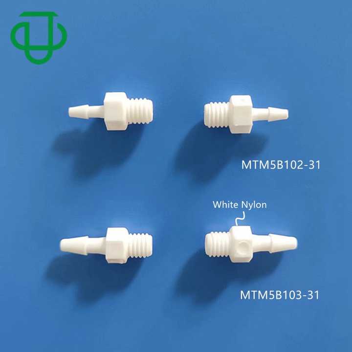Plastic M5 Metric Pipe Thread Adapter Straight 90 Degree Elbow Hose ...