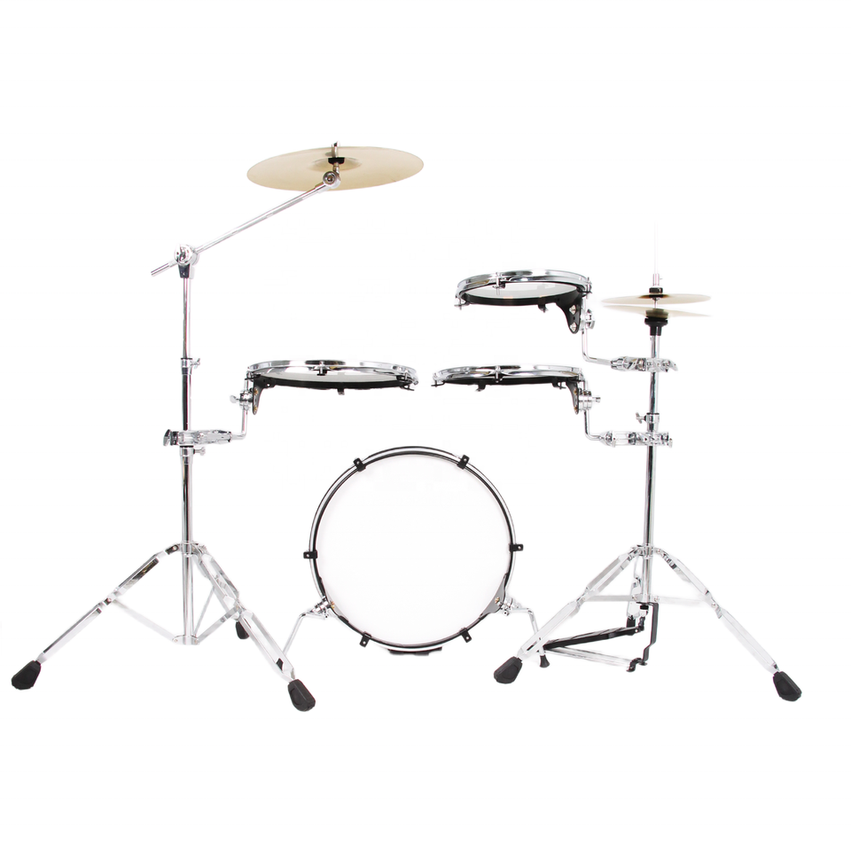 Cheap Price 4 Drums 3 Cymbals Portable Drums Set for Beginners