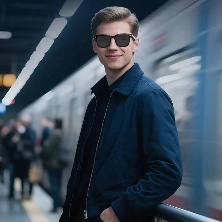 AI Camera Smart Glasses First Person View 1080P Video Recording Hands ...