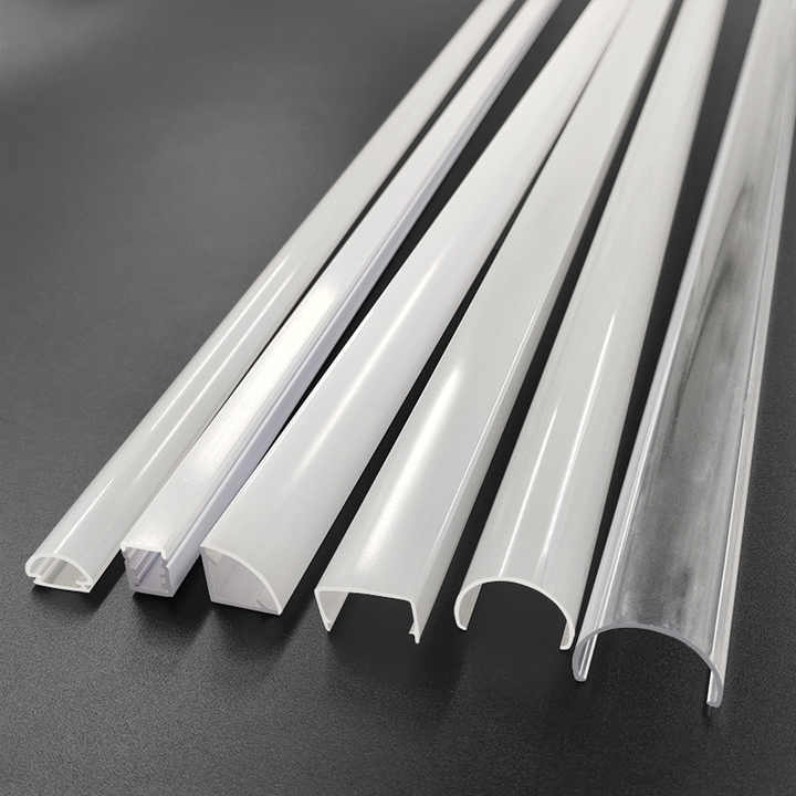 Light Polycarbonate Extrusion Lighting Strip Led Diffuser Cover Led ...