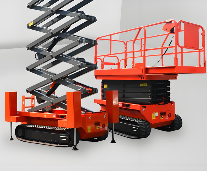 Mobile Elevating Work Platform Vertical Cargo Lift 0.5Ton 1Ton Trailer ...