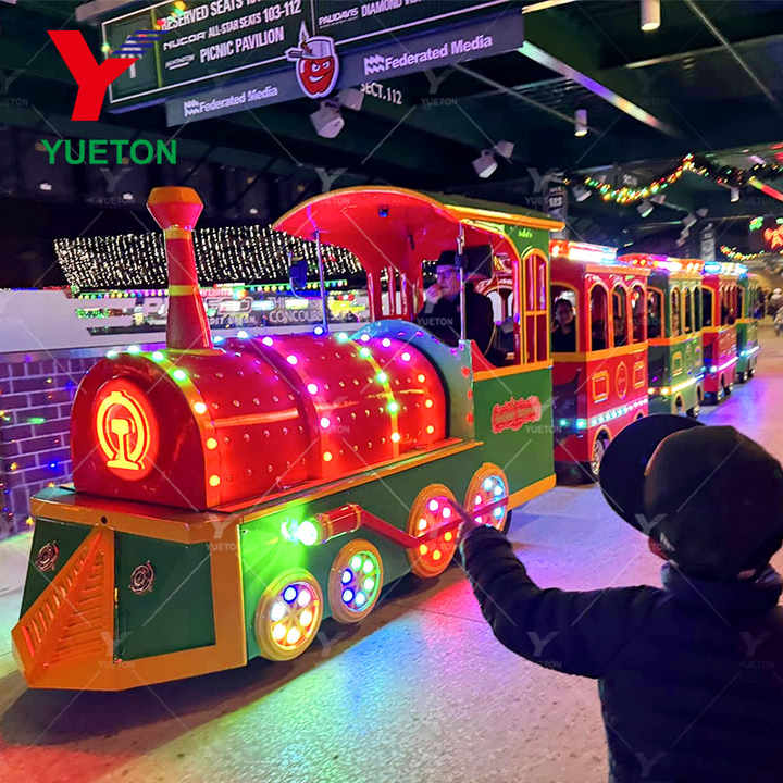 Fun Electric Trackless Train Rides for Kids Tourist Amusement Park ...