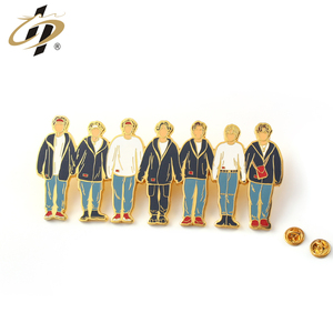 Custom Hard Enamel Japanese Gravure Idols Lapel Pins