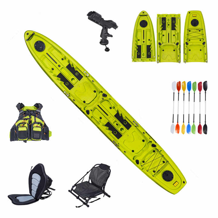 2 Sections 1 Person 3 Sections Double Seater Recreational Sit on Top ...