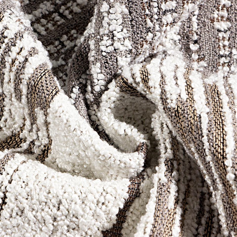 Tenghui Newest Organic Stripe Boucle Chenille Fabric From China ...