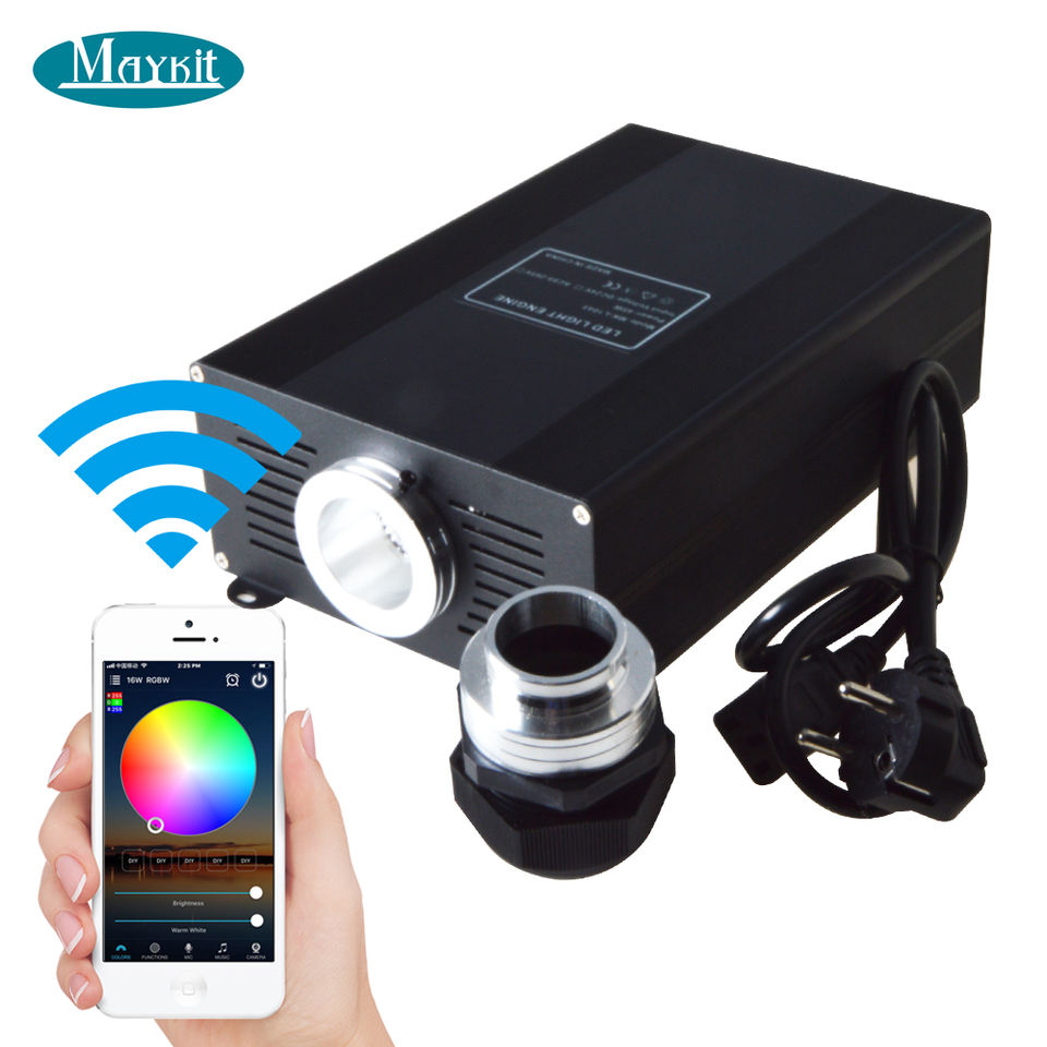 45W RGB Color Led Fiber Optic Light Source Tuya Wifi Smart Magic Home ...