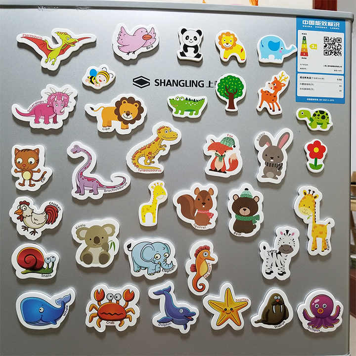 Hoye Crafts Fridge Magnet Sets Animals Refrigerator Decoration Popular ...