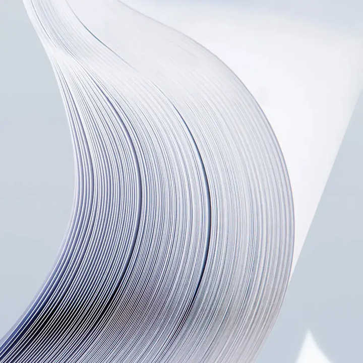 High-Resolution Waterproof Glossy PET Film A4 White Sticker Paper with ...
