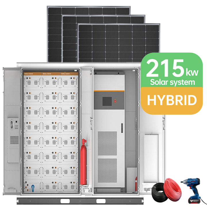 20KW-215KW Commercial Solar System With All-in-One Storage Cabinet| Alibaba.com