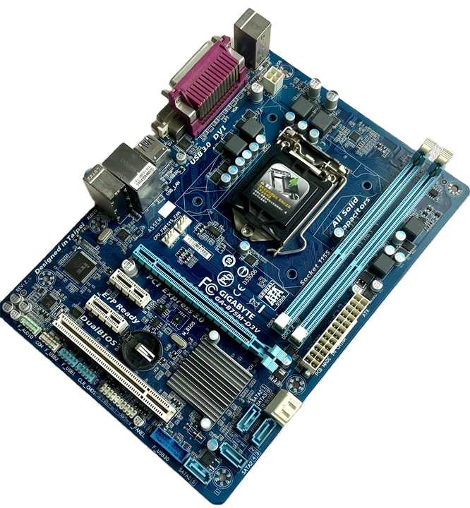 Gigabyte B75M-D3V Motherboard - All-Solid-State, 16GB RAM