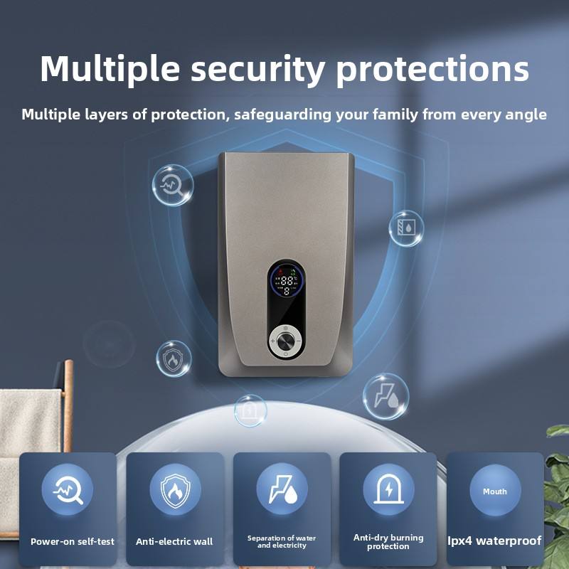 Instant Electric Water Heater 5500W/8000W First Level Energy Efficient ...