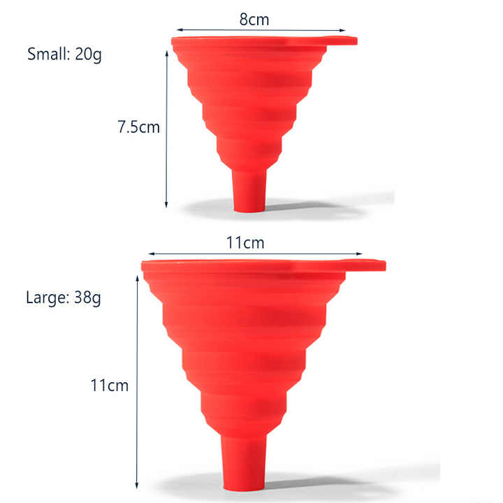 Universal Car Engine Funnel Portable Auto Silicone Liquid Funnel for ...