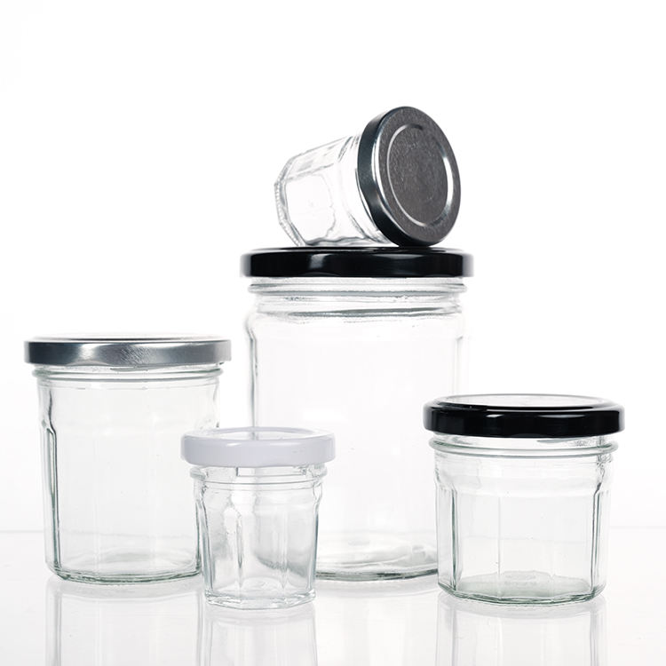High Quality Hexagon Thickened Transparent Kitchen Canning Food Storage ...