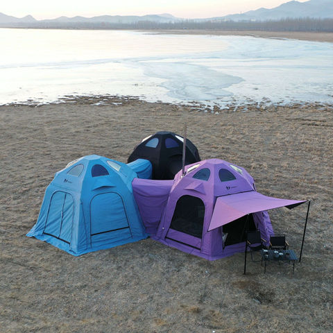 Woolf 9sqm Outdoor Camping Oxford Cloth Inflatable Tent