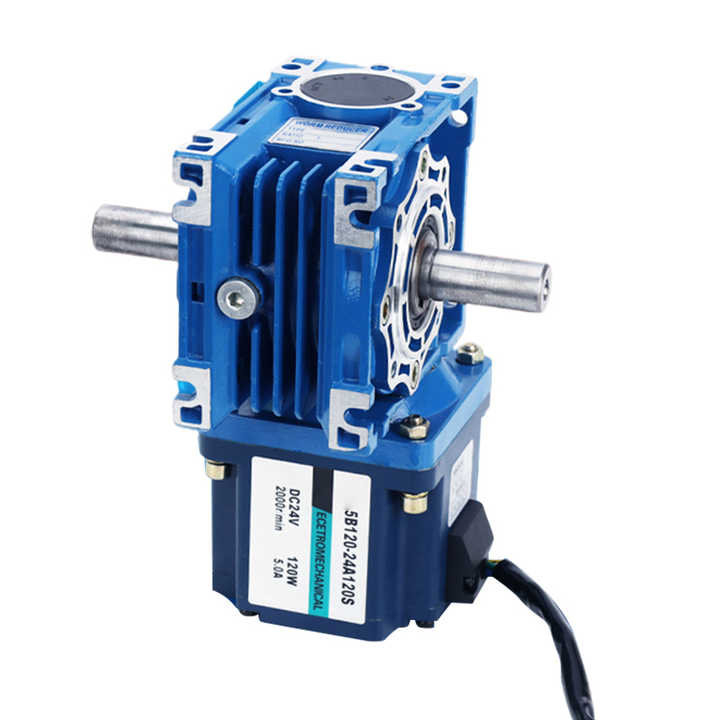Worm Geared Brushless Dc Motor 24v Bldc Motor With Gearbox Reducer