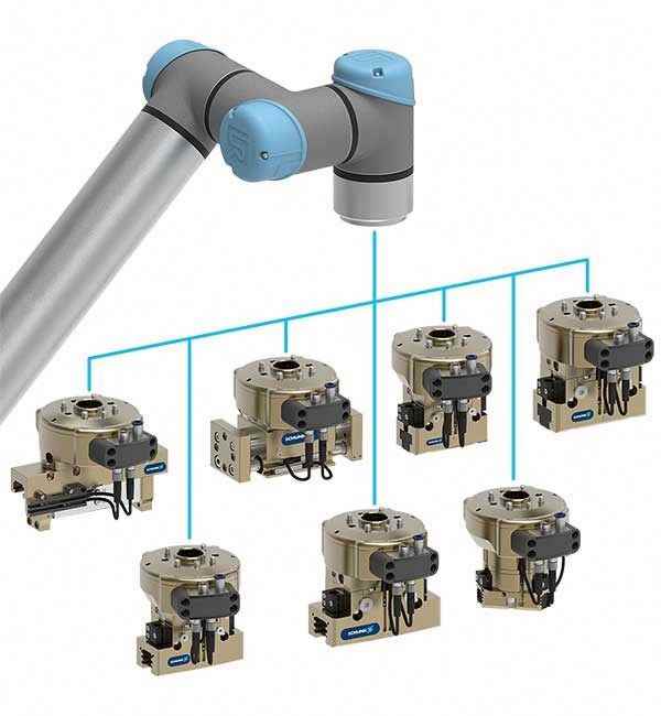 Schunk Gripper for Universal Robot UR20 - CNC Loading