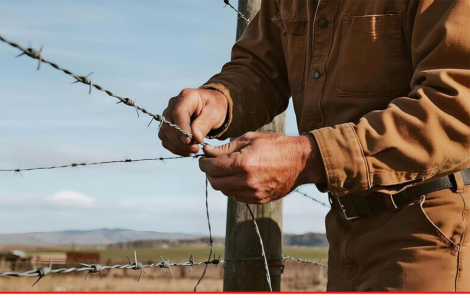 Professional-grade PVC Coated Steel Barbed Wire for High-Security ...