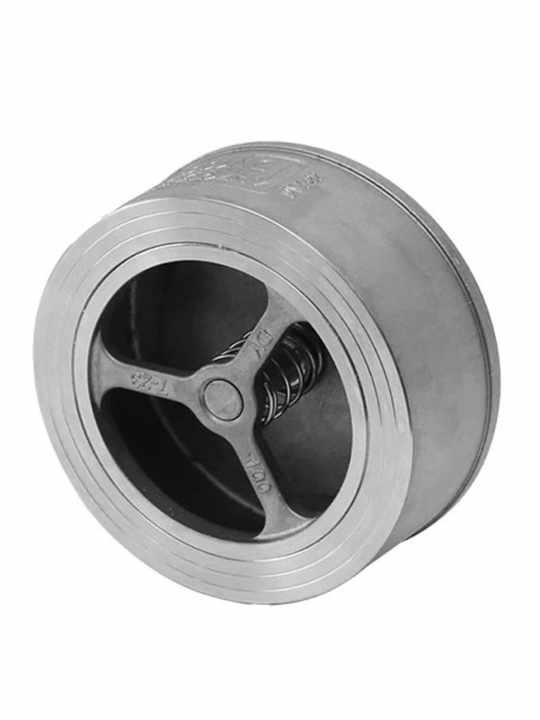 316L Stainless Steel Wafer Check Valve PN16 Spring Loaded Type ...