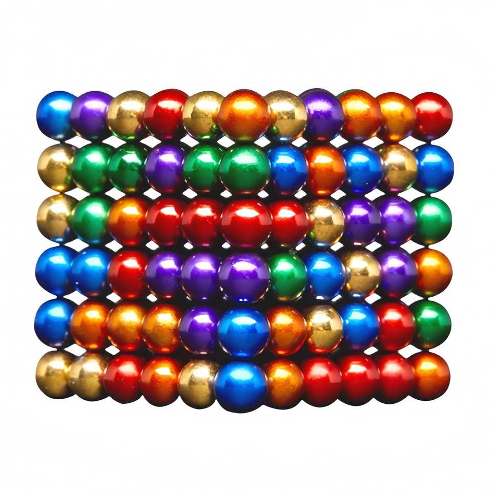 NdFeB Block Magnetic Beads Industrial Magnet Strong Permanent Magnet ...