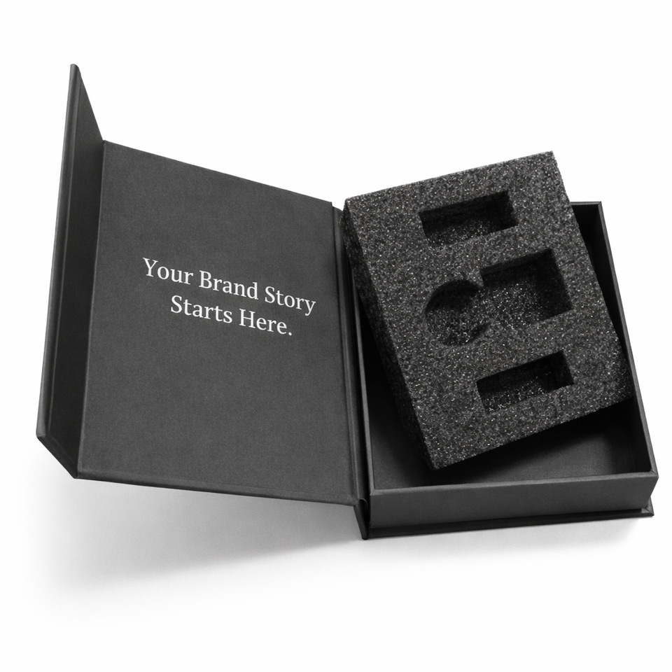 Luxury Perfume Packaging Box Custom Rigid Box Matte Finish Plastic Tray ...