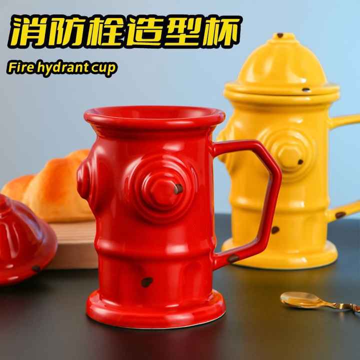 3D water beer shape coffee ceramic Fire Hydrant cup mug| Alibaba.com