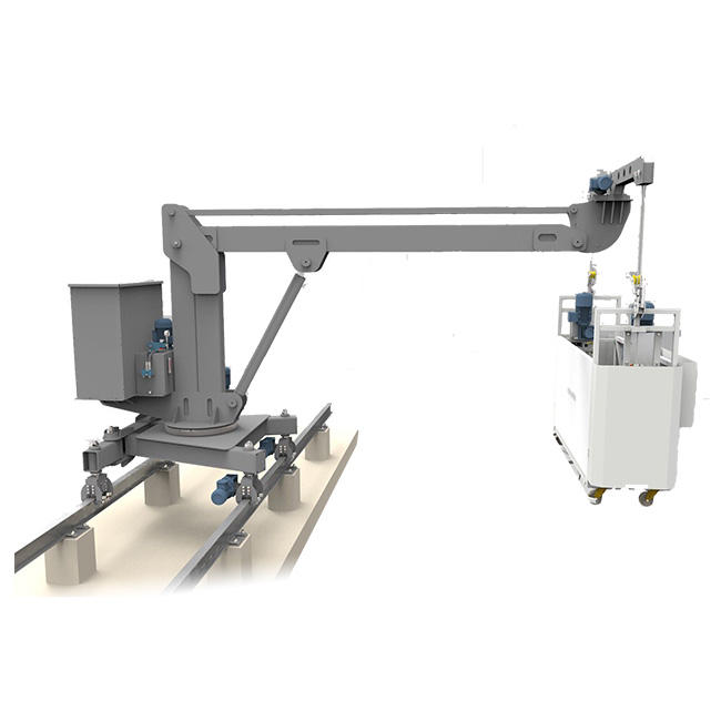 BMU Window Cleaning System with Track System Roof-Mounted for Building ...