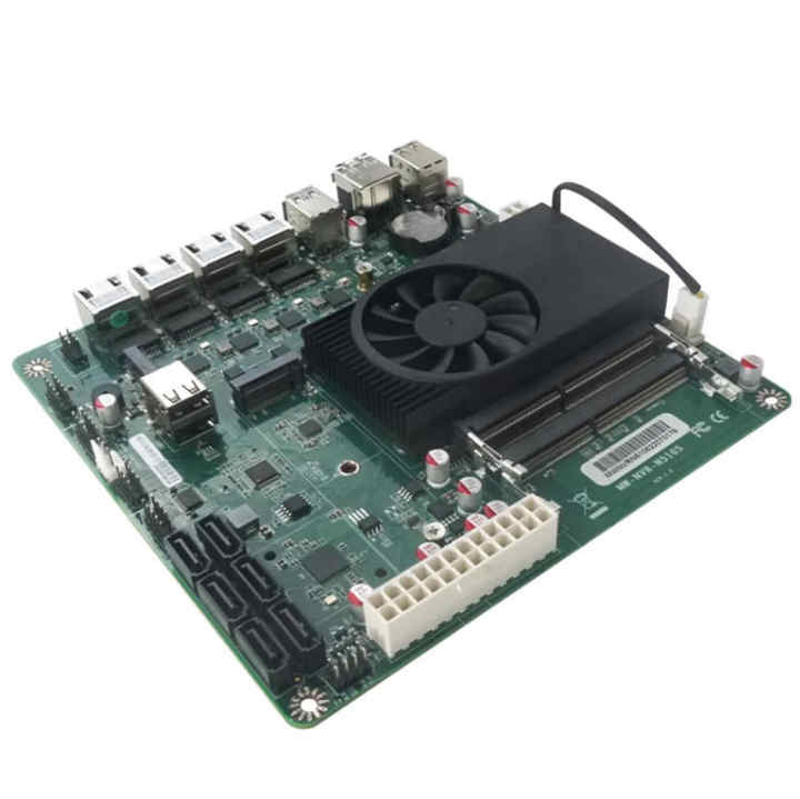 BKHD DIY Custom N5105 DDR4 Motherboard 4*Lan Mini ITX WireGuard OpenVPN ...