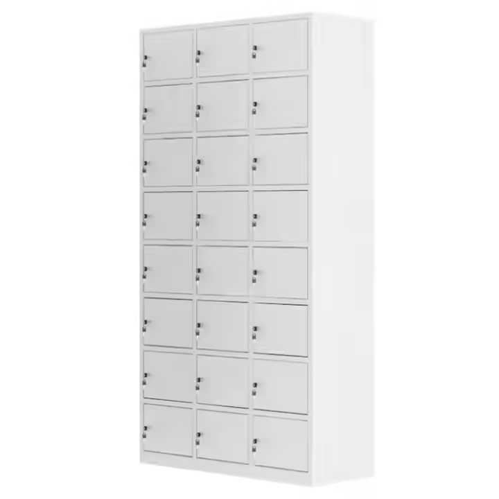 24 Door Steel Locker Cabinet Multi Compartment Metal Storage Locker for ...