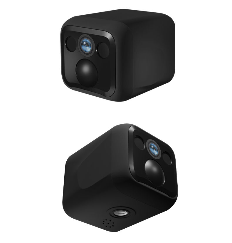 1080P Mini Camera with Human Detection, 1400mAh Battery Local Storage ...
