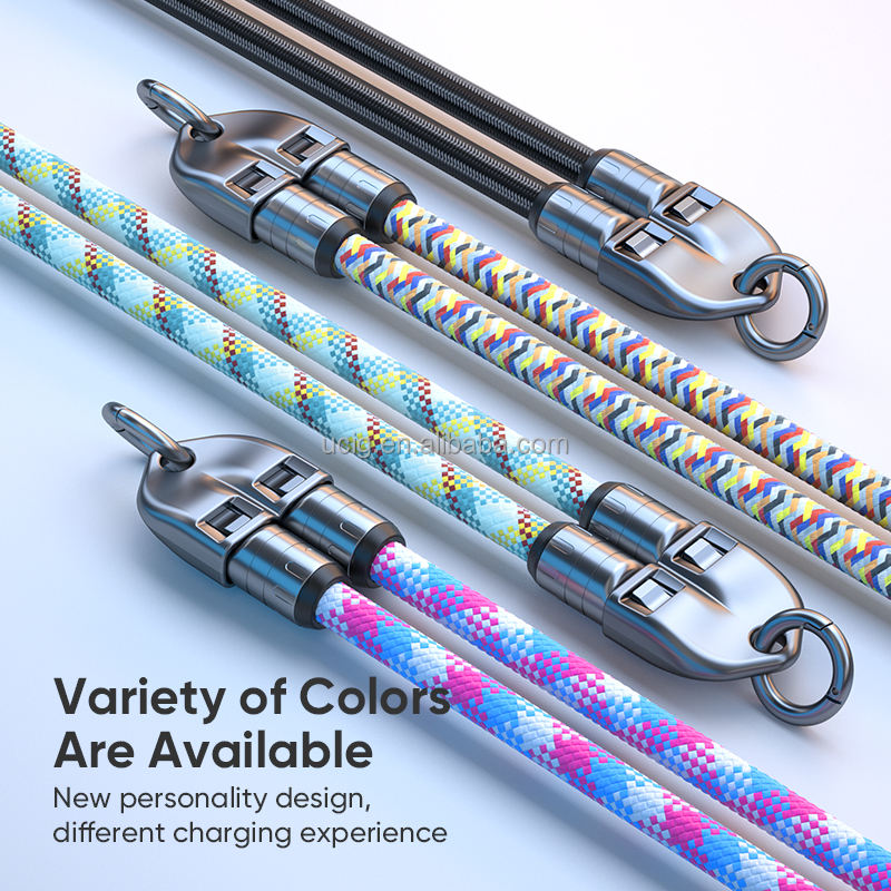 240W Phone Lanyard & Data Cable | 2 in 1 Mobile Phone Crossbody Neck ...