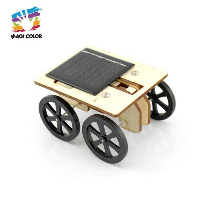 Magicolor Wooden DIY Solar Car Set for Kids - W04G023