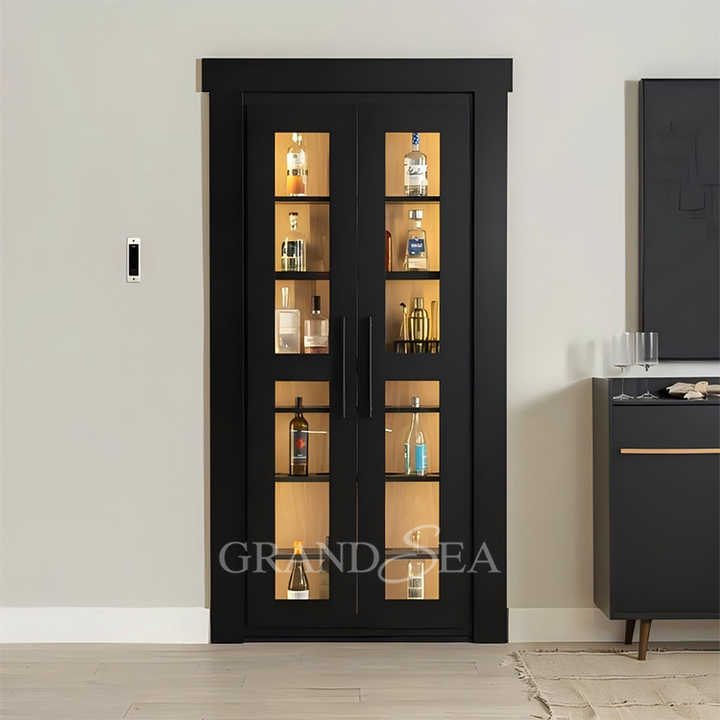 Invisible Secret Wooden Door - Modern Hidden Design
