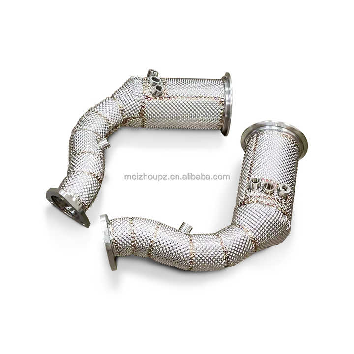Stainless steel exhaust pipe suitable for Audi SQ8 4.0T 2021-2024 high ...