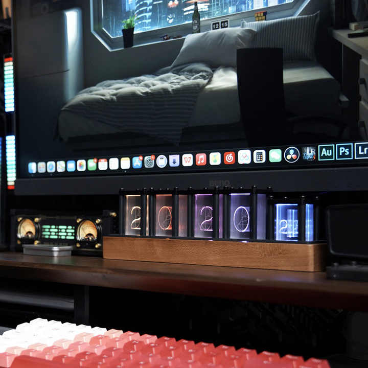 Dorui Drop Shipping DIY LED Digital Clock - Sci-Fi Design