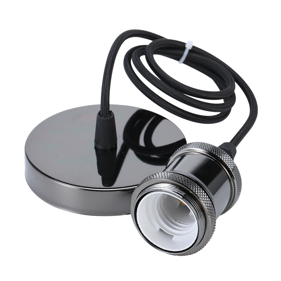Retro E27 Pendant Lamp Holder 250v Socket and Screw Style Durable PVC ...