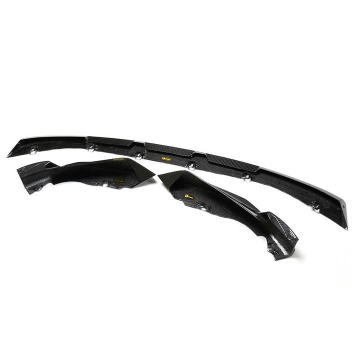 3Pcs Dry Carbon Front Bumper Lip for BMW G80 G82 M3 M4 Body Kit MP ...