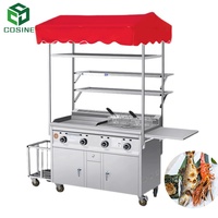 Advanced Mobile Sushi Cart for Mobile Catering Service - Alibaba.com