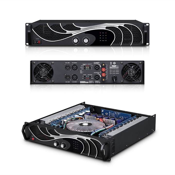 KFKD KT1100B high-performance 1100 * 2 power amplifier HiFi power ...