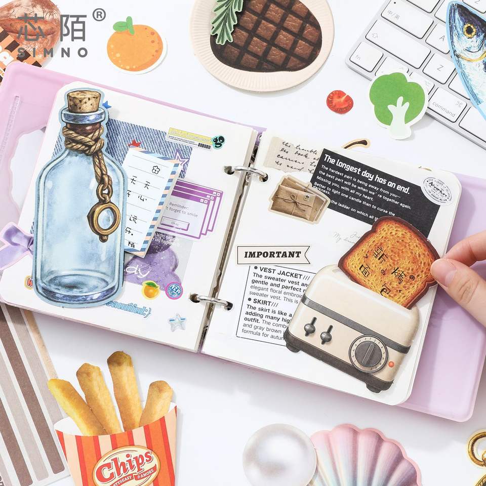 16 Sticky Notes Per Pack Playful Series Die-cut Sticky Notes Fun DIY ...