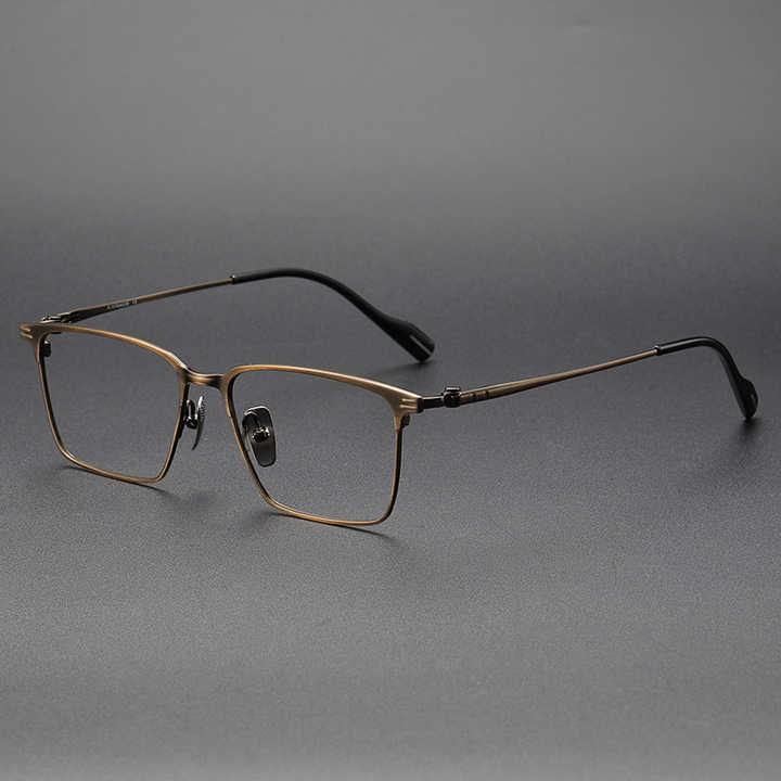 70800 Men Japanese Handmade Pure Titanium Eyeglasses Frame