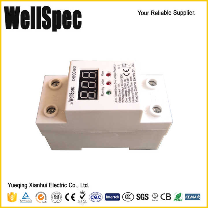 2 Phase Over and Under Voltage Protector Over Voltage and Under Voltage ...