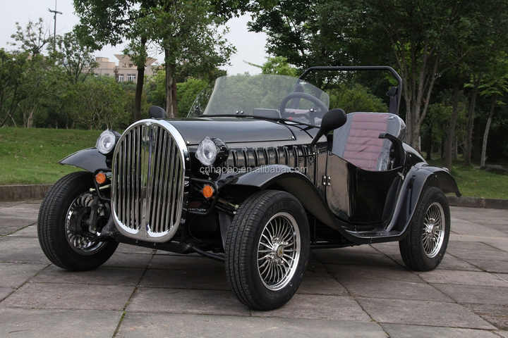 Classic Electric Golf Carts - Vintage Fun for Parks