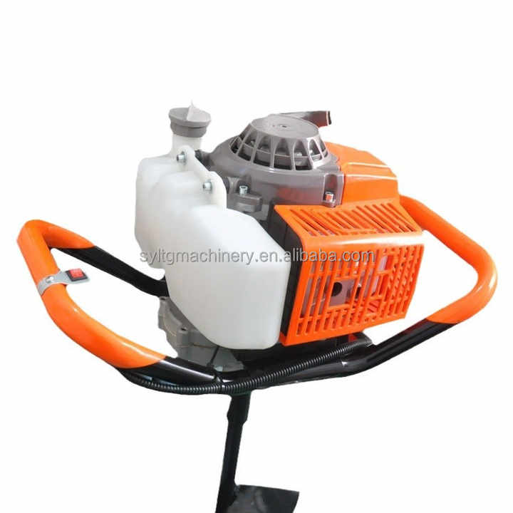 Tree Planting Hole Digger Machine Soil Ground Drill Petrol Gas Powered ...